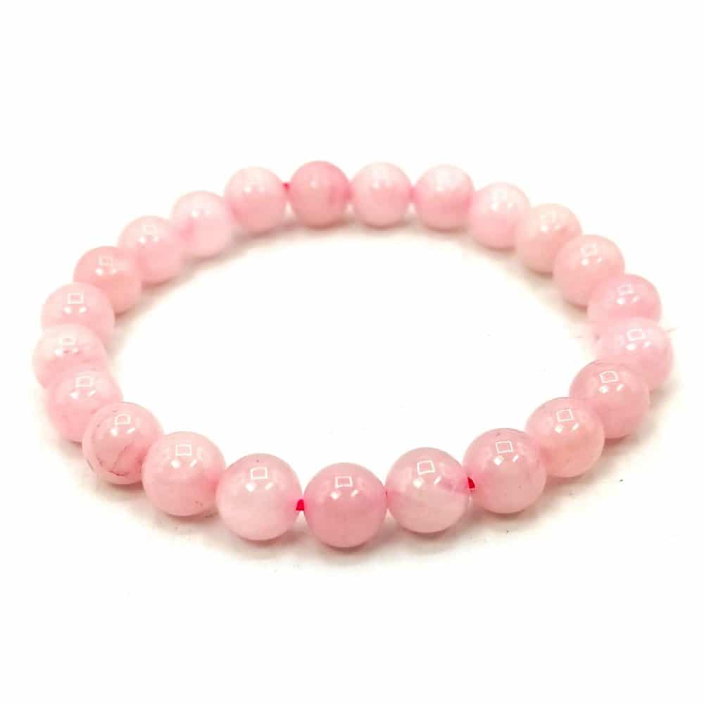 Natural Pink Rose Quartz Bracelet To Attract Love, Relationship ...