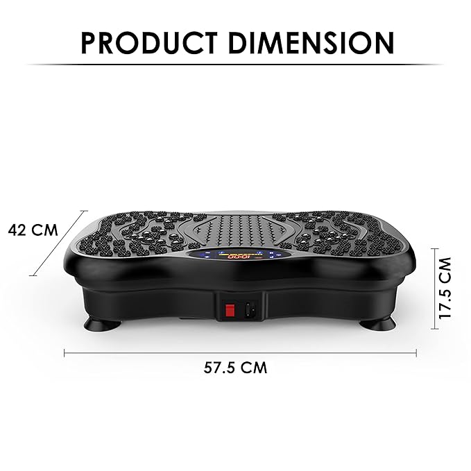 Vibration Plate Massager,Home&Gym Workout Machine for Muscle Toning ...