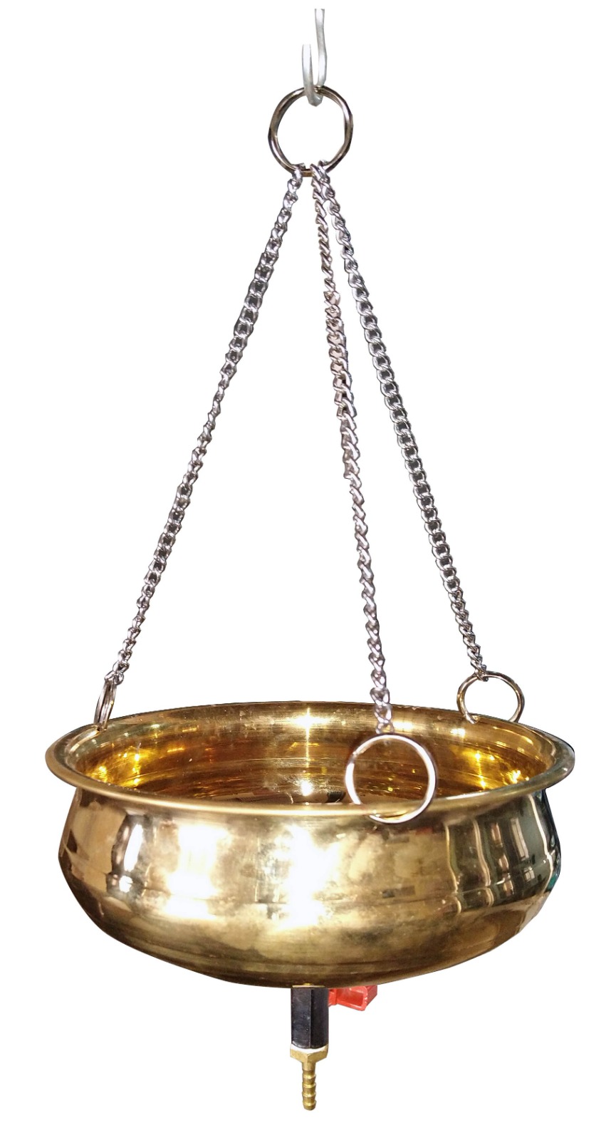 hirodhara Pot Brass (2 Ltr) With Chain, Valve And Nozzle – AcuWorld ...